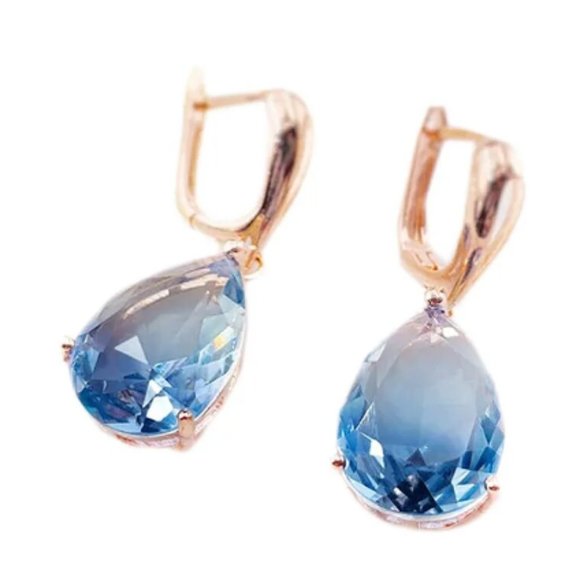 Jewelry | Ocean Blue Ombre Earrings | Poshmark